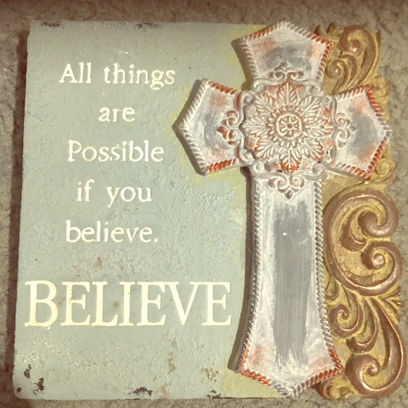 Grasslands Road | Accents | Grasslands Road Standing Cross Plaque ...